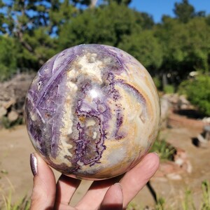 3lbs+ Fluorite Root Purple Crystal Sphere 1360 Grams | 99mm | 3lbs 1oz ...