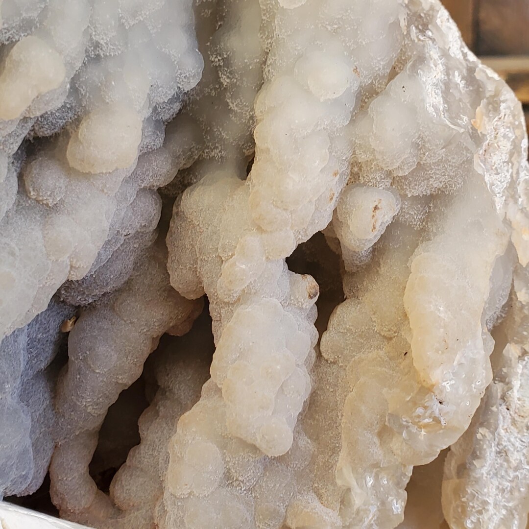 Raw Botryoidal Bubble Agate Crystal Cabinet Freeform Specimen 1240 ...
