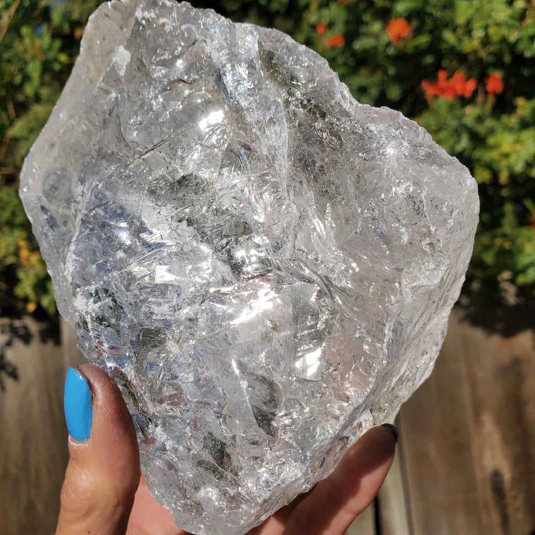 Raw Clear Quartz Crystal Chunk Rock Stone A Grade 1140 Grams 2lbs 9oz ...