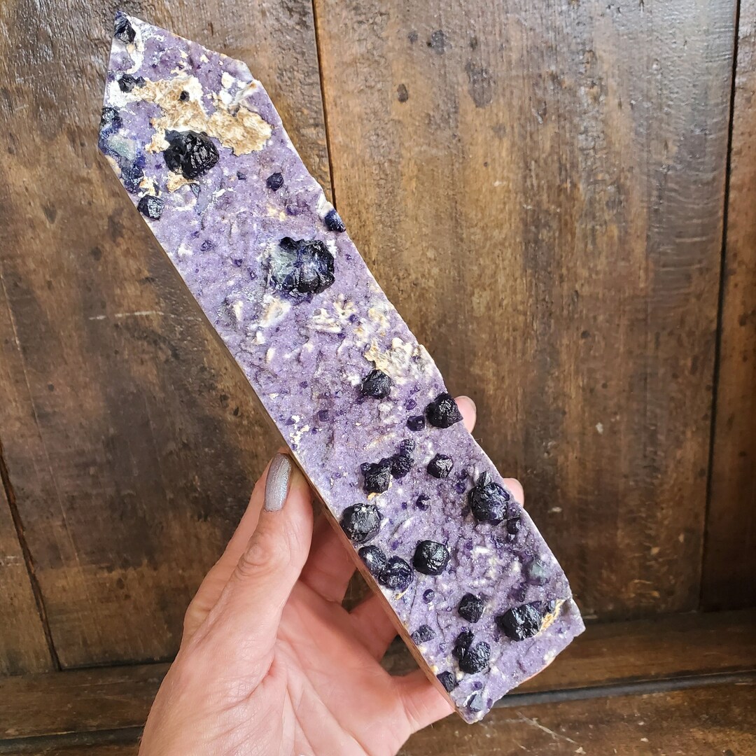 Purple Blueberry Fluorite Crystal Tower 576 Grams 1lbs 5oz - Etsy