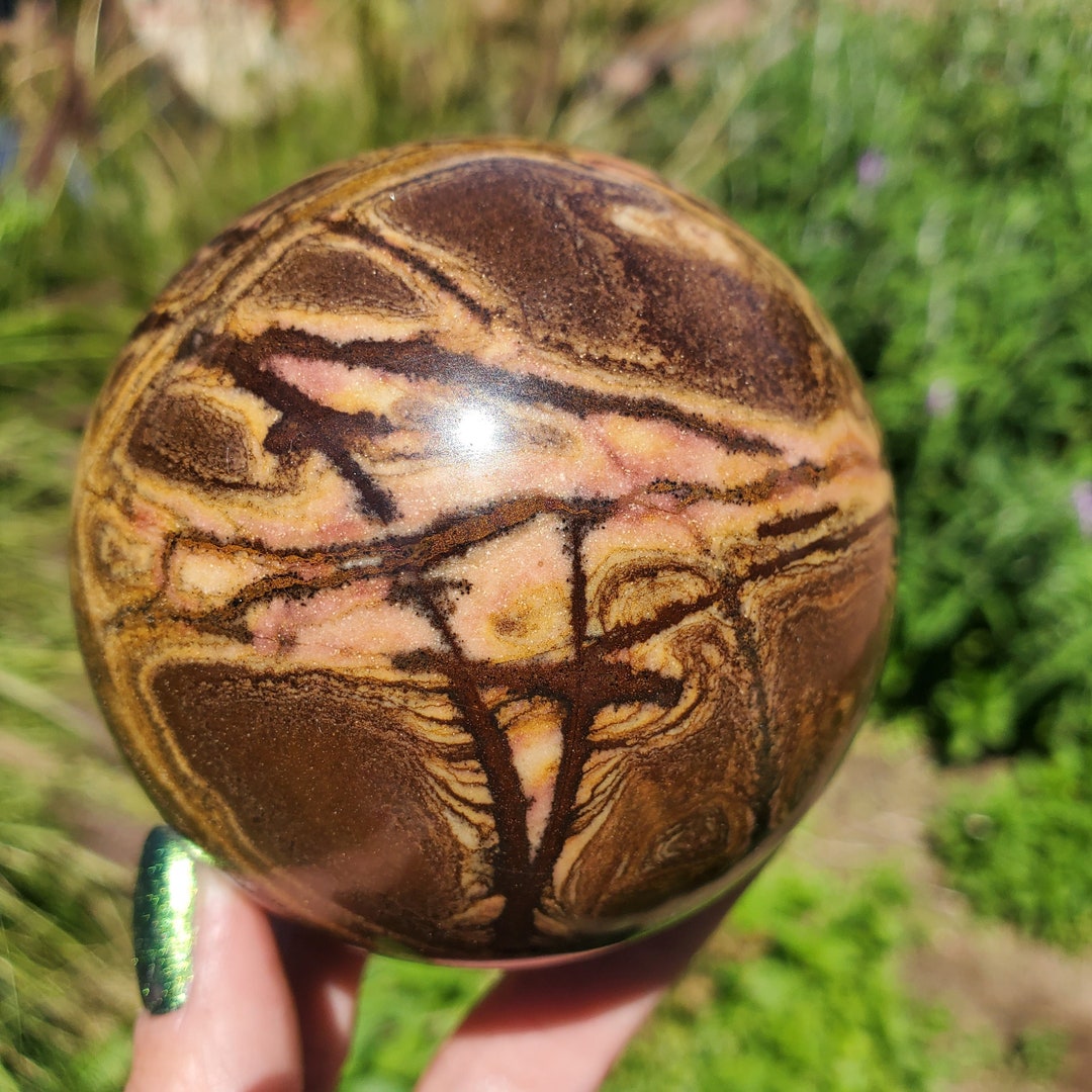 Outback Jasper Australia Crystal Sphere 578 Grams 1lbs 5oz 79mm - Etsy