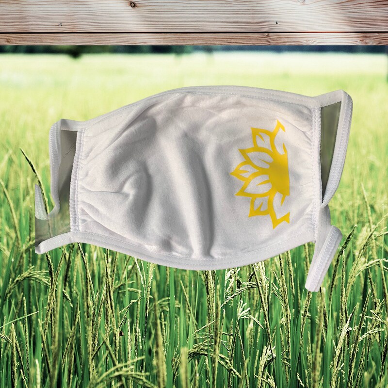 Sunflower Face Mask - Etsy