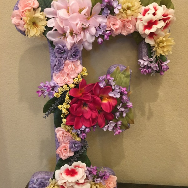 Floral Letters - Etsy