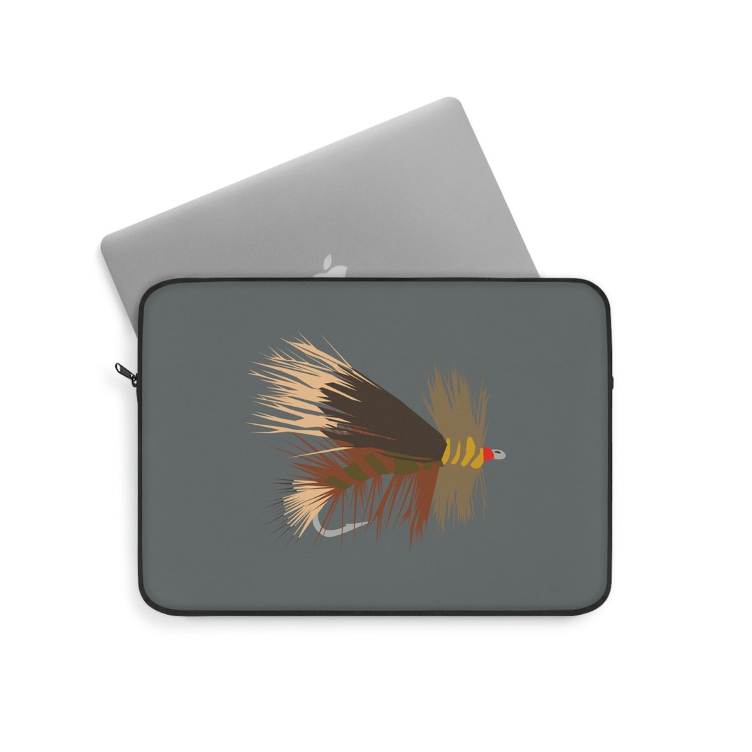 Dry Fly Fishing Laptop Sleeve - Etsy