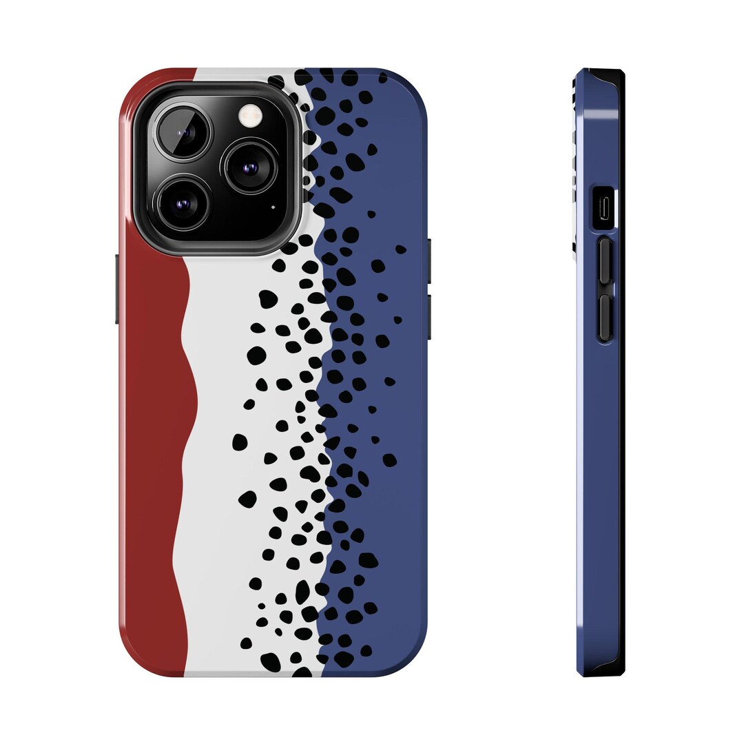 Red, White, and Blue Trout Spots iPhone Case | Patriotic Fish Phone ...