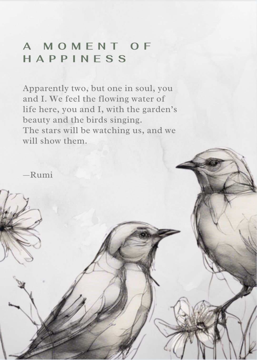 Rumi Poem Digital Print - Etsy
