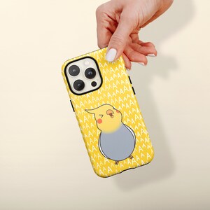 Screaming Cockatiel Tough Phone Case - Etsy