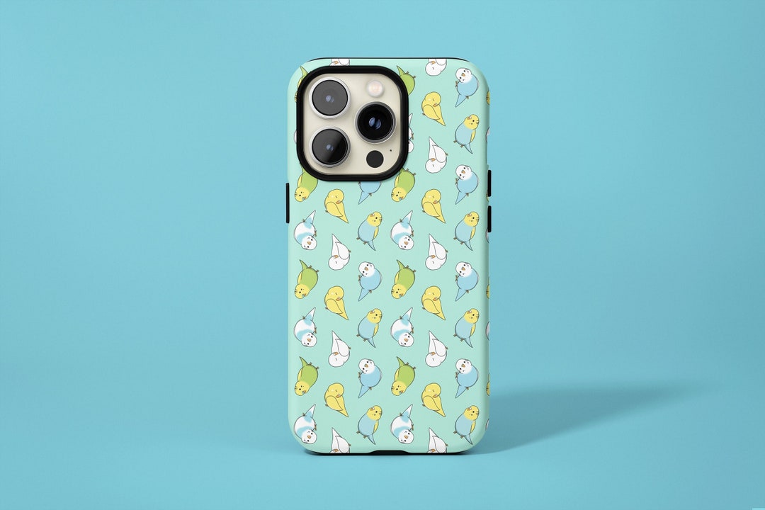 Budgie Tough Phone Case | Cute Parakeet Phone Case, Bird Phone Case ...