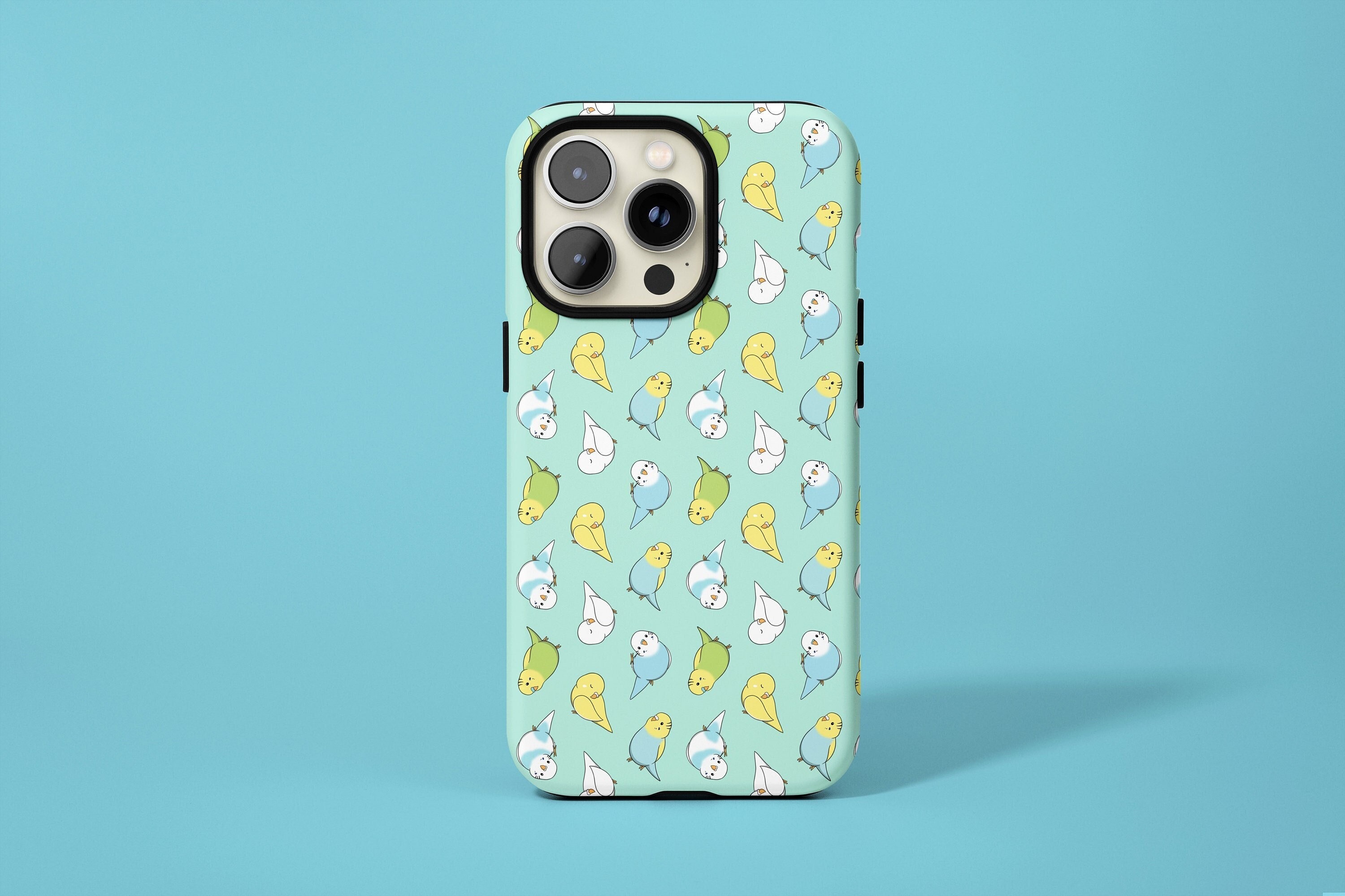 Budgie Tough Phone Case Cute Parakeet Phone Case Bird Phone - Etsy