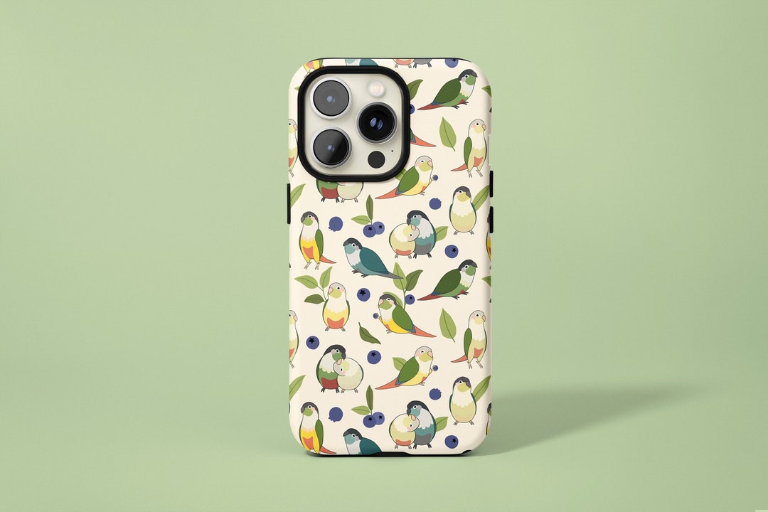 Blueberry Conures Tough Phone Case | Green Cheek Conure Phone Case ...