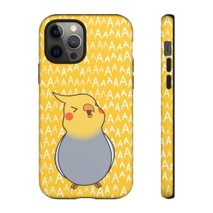 Screaming Cockatiel Tough Phone Case - Etsy