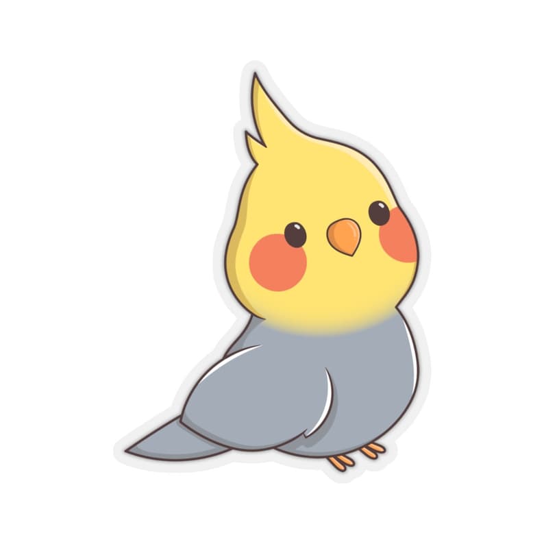 Cute Cockatiel Sticker - Etsy