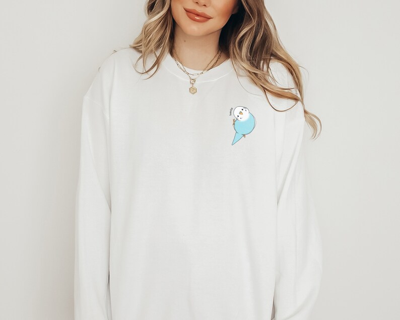 Henlo Budgie Sweatshirt / Hoodie Birb Sweater Cute Parrot - Etsy