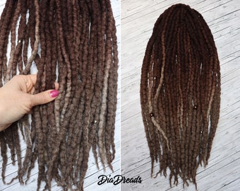 Wool dreads dreadlocks extensions EU by DiaDreads on Etsy