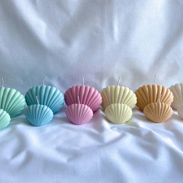 Shell Candle - Etsy