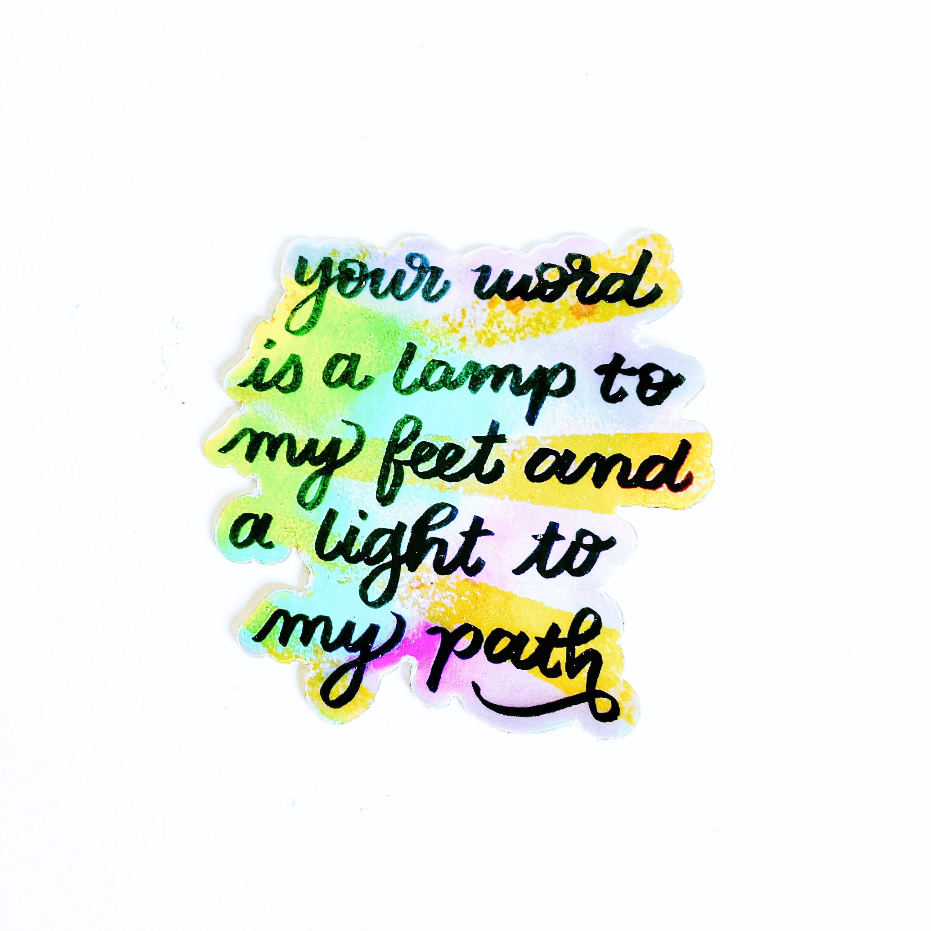 Your Word is A Lamp to My Feet and A Light to My Path Faith Art ...