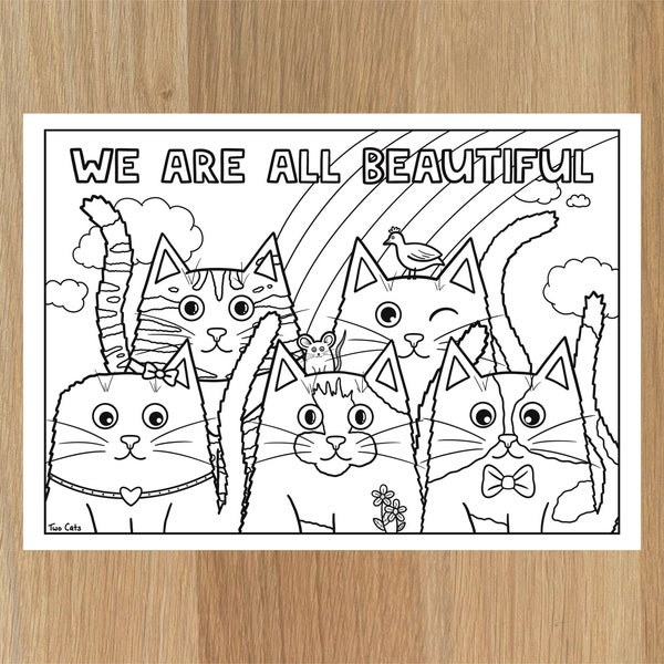 Rainbow Friends Coloring Page - Etsy
