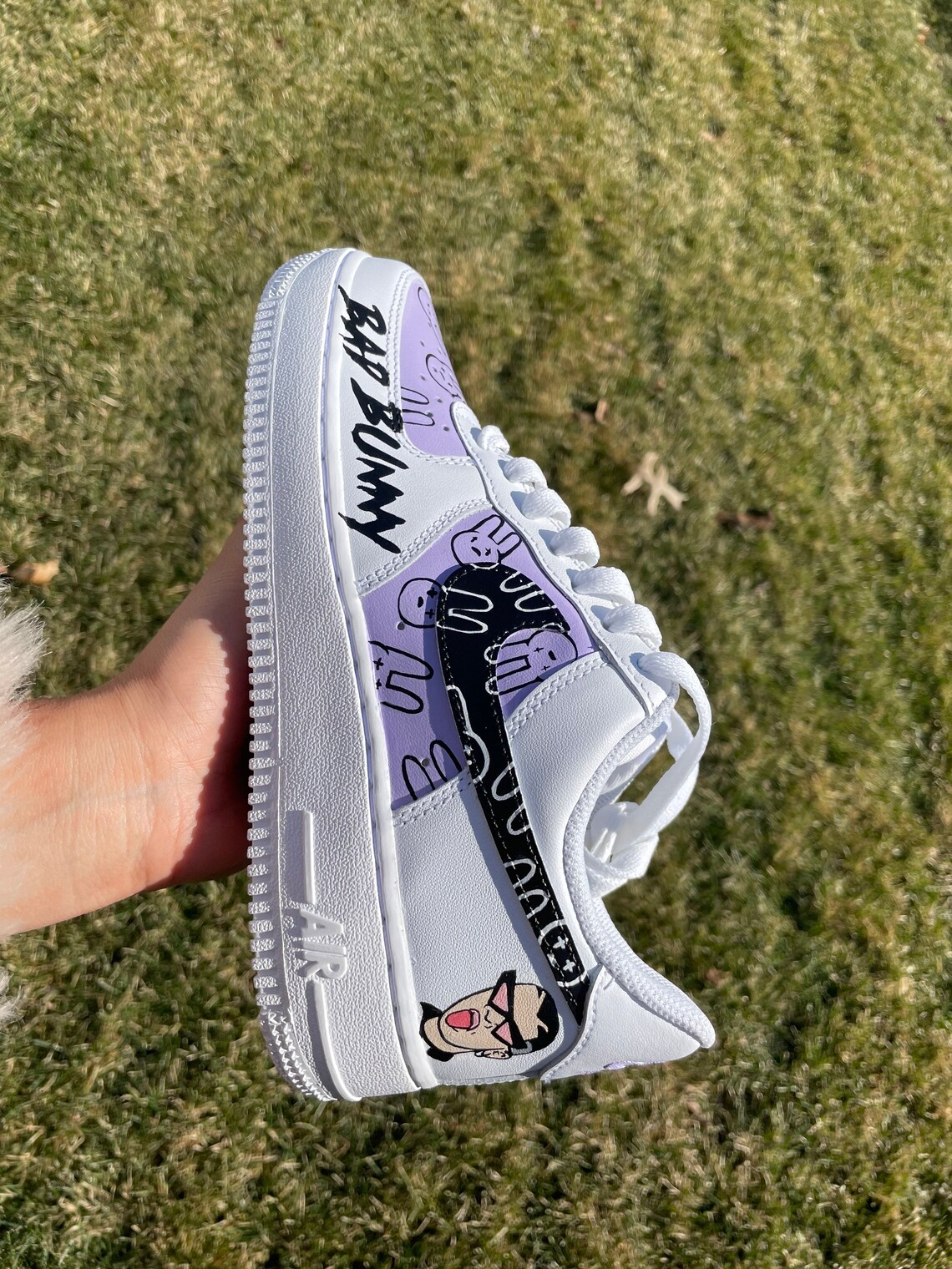 Purple AF1 Customs | Etsy