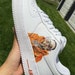 Orange Inspired Custom AF1 Sneakers - Etsy