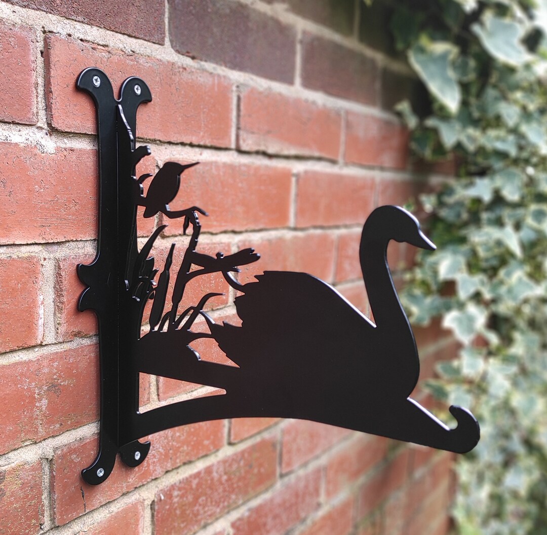 Swan Hanging Basket Bracket - Etsy