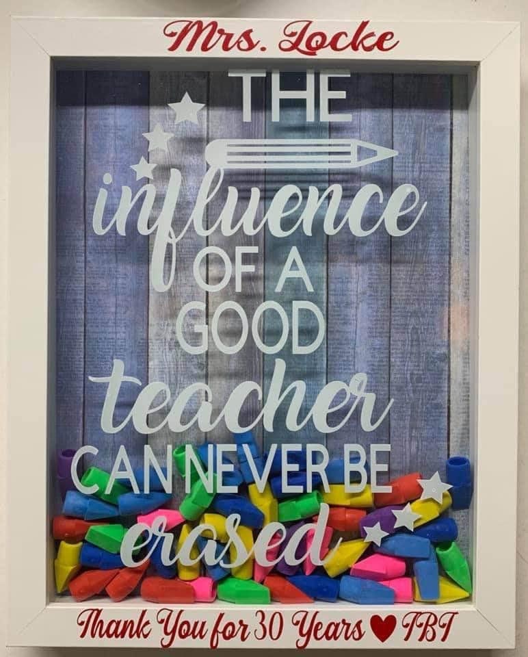 Teacher Shadow Box - Etsy