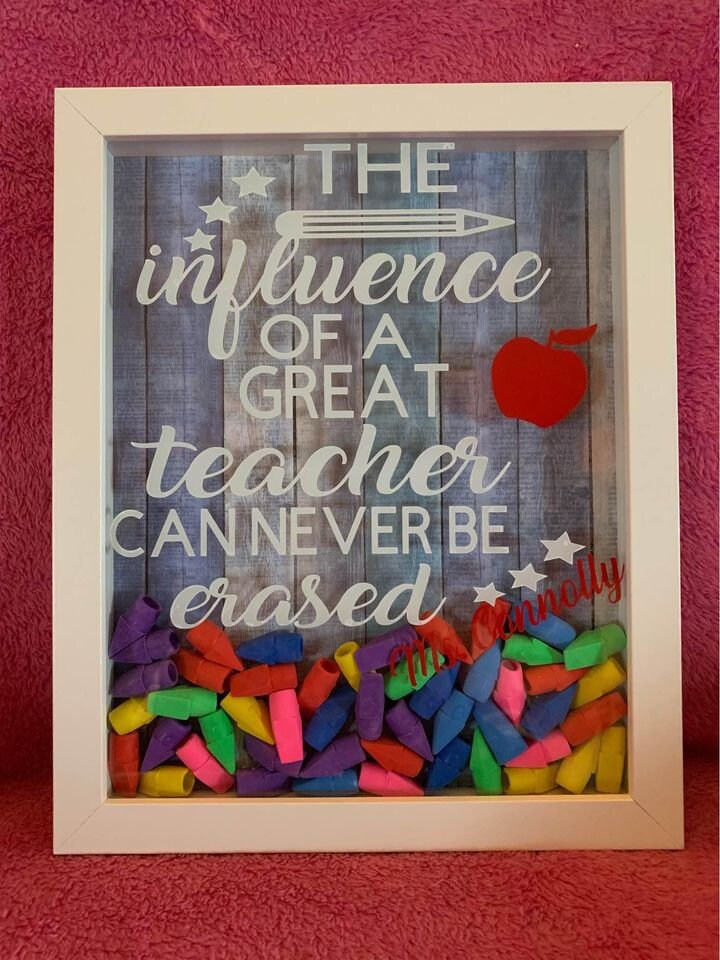 Teacher Shadow Box - Etsy