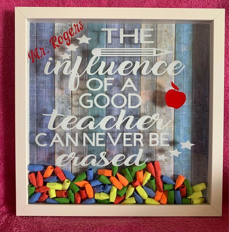 Teacher Shadow Box - Etsy