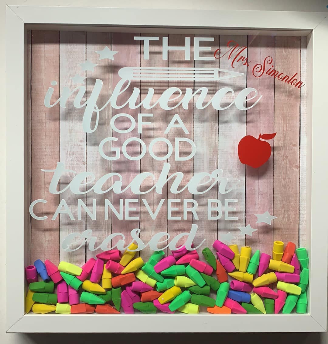 Teacher Shadow Box - Etsy