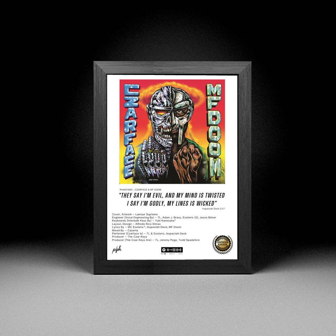 Czarface & MF Doom Phantoms Original Digital Art Print. - Etsy