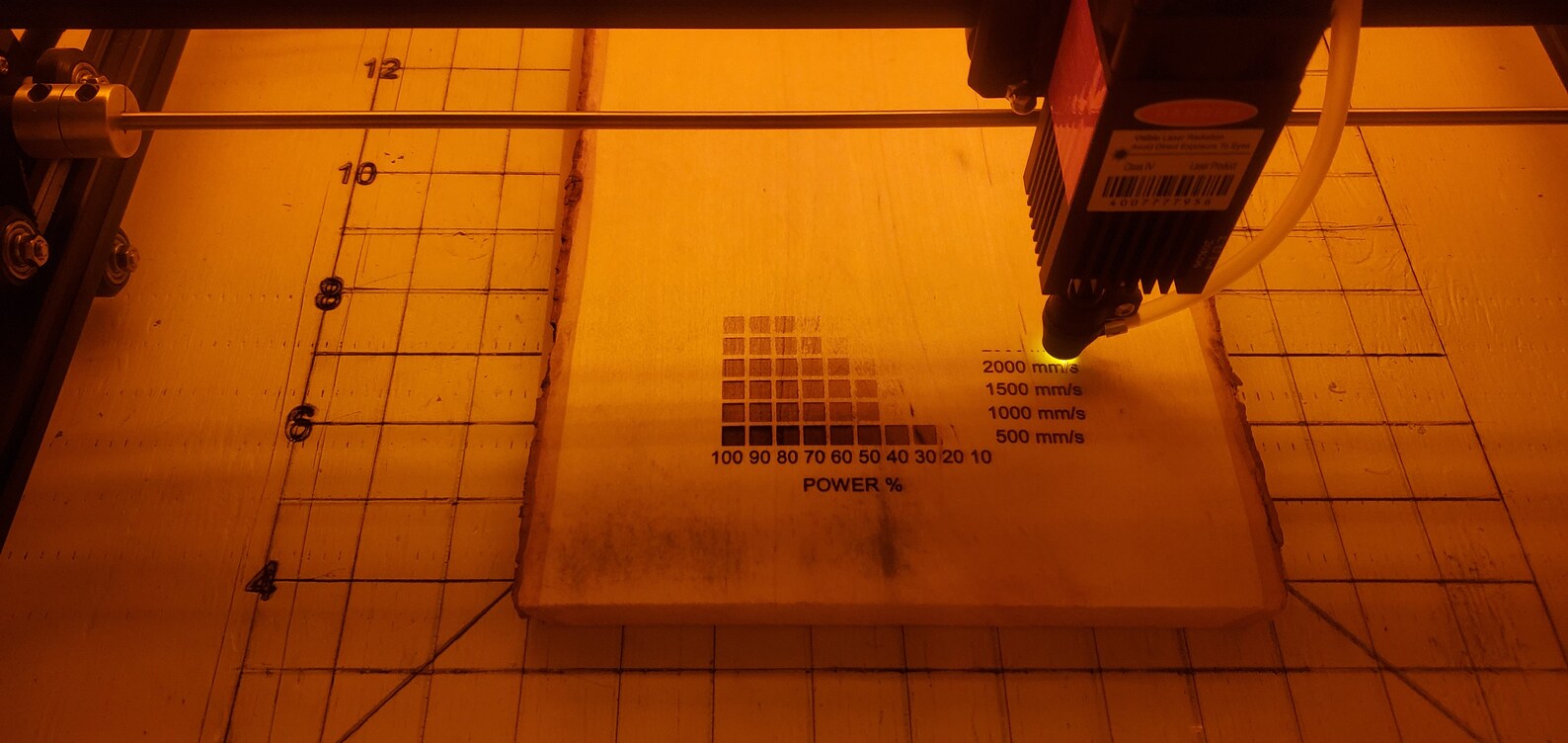 Image Mode Sample and Laser Power/speed Scale - Etsy
