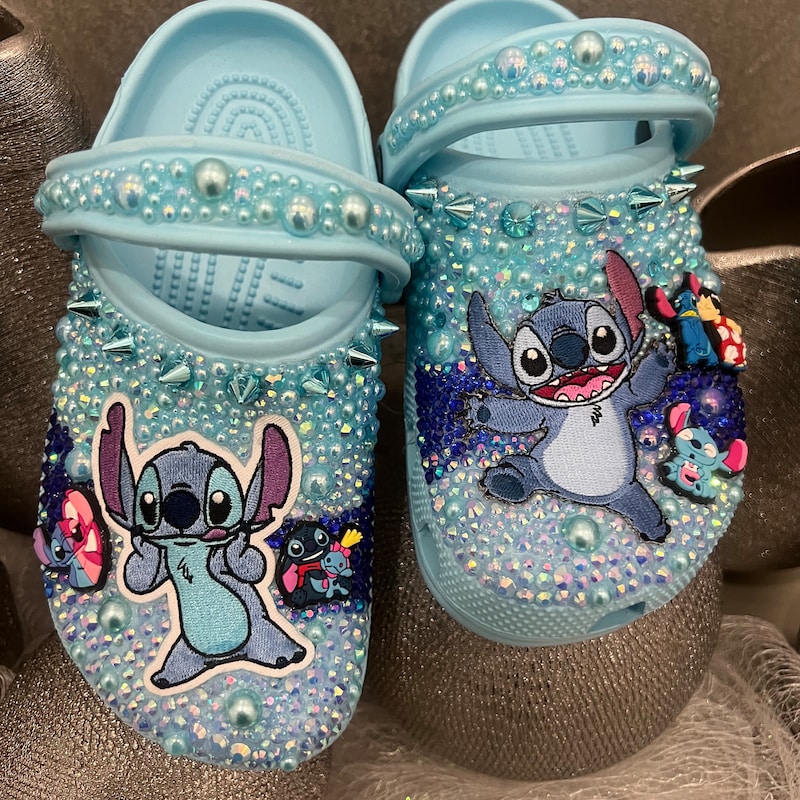 Stitch Crocs for Kids - Etsy