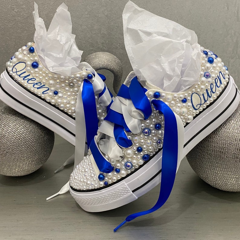 Rhinestone Converse Adults - Etsy
