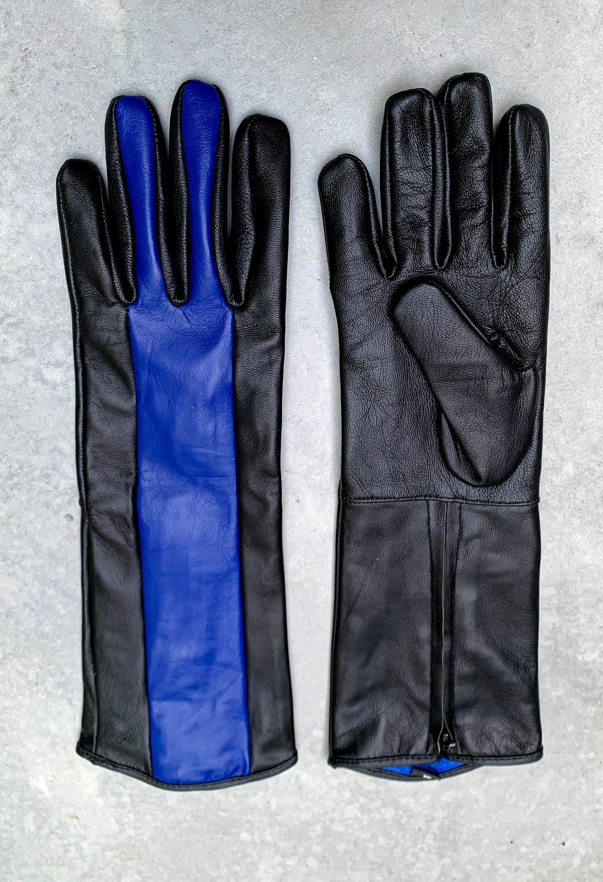 Leather Gloves for Night Wing Cosplay/long Gauntlet/lamb Skin | Etsy