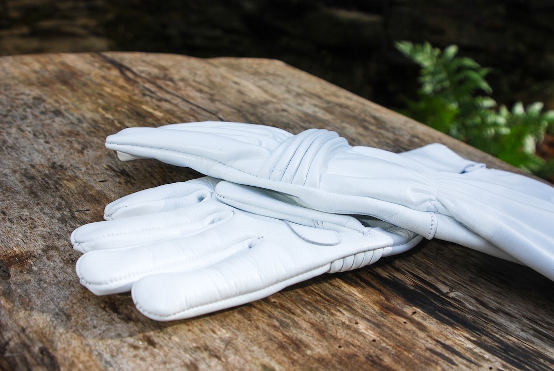 Leather Gloves for Power Rangers Cosplay/long Gauntlet/top Grain ...
