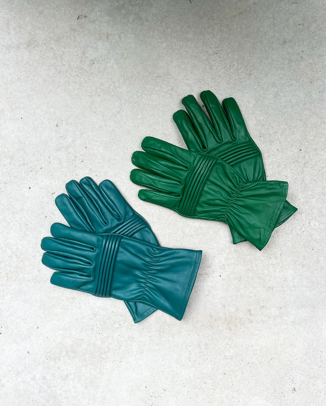 Gloves for Power Rangers Cosplay/short Gauntlet/top Grain Cowhide/green ...