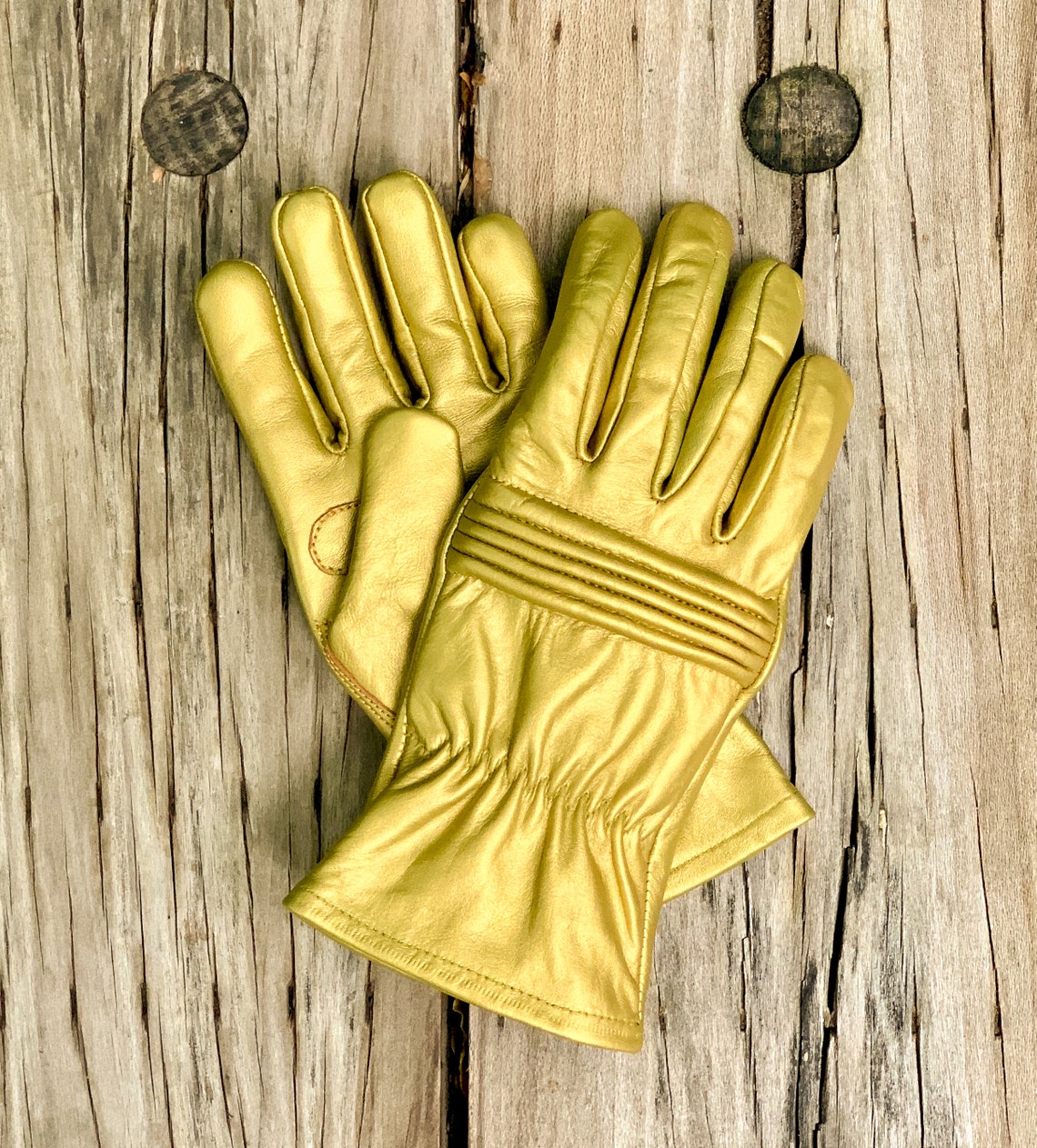 Ranger Hero Gloves for Cosplay/short Gauntlet/top Grain Cowhide/gold - Etsy