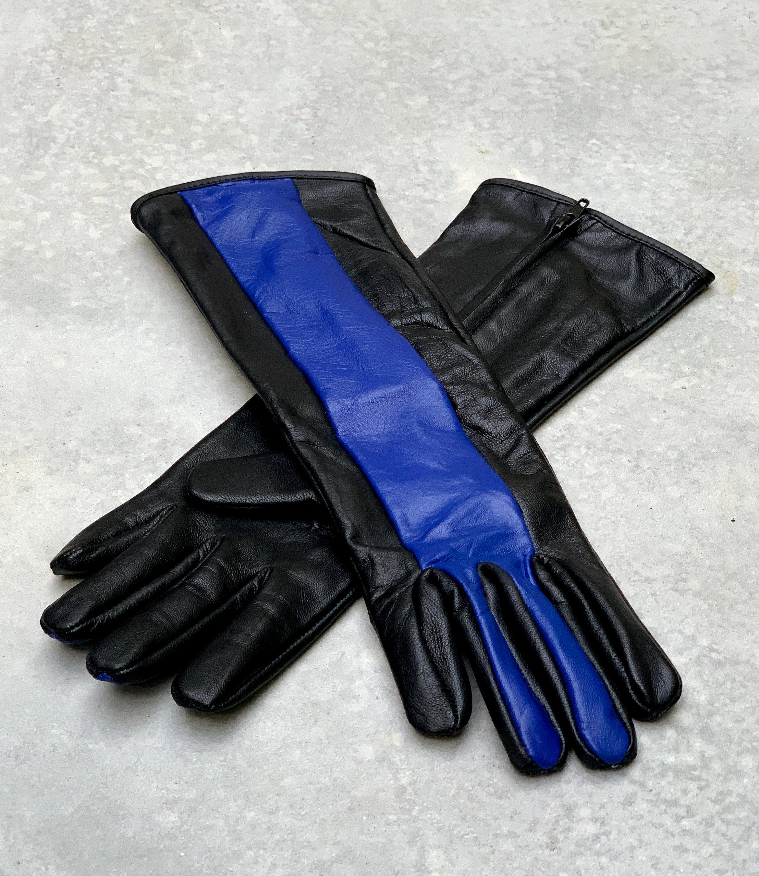 Leather Gloves for Night Wing Cosplay/long Gauntlet/lamb Skin | Etsy