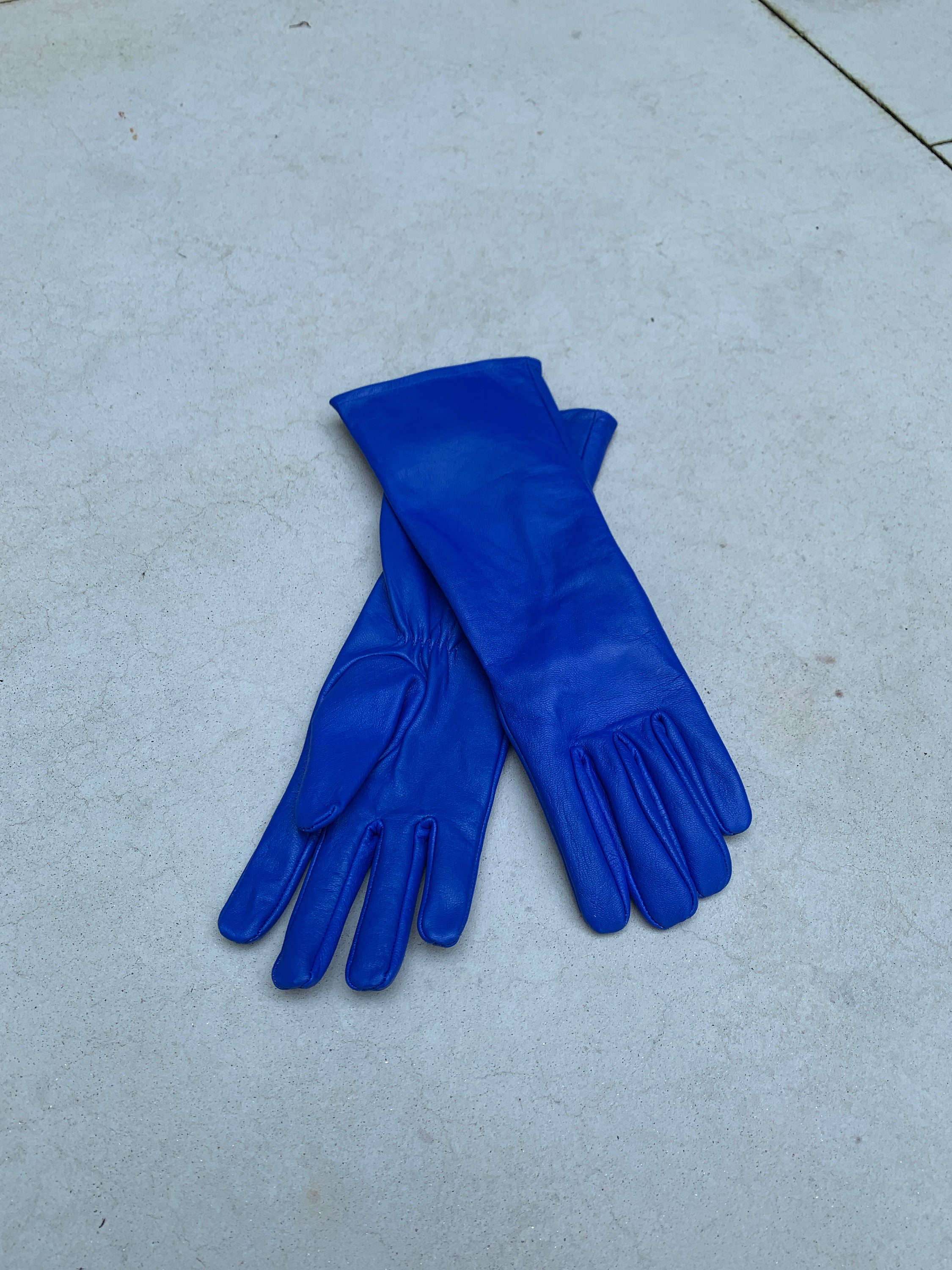 Super Hero Long Gauntlet Genuine Leather Gloves - Etsy