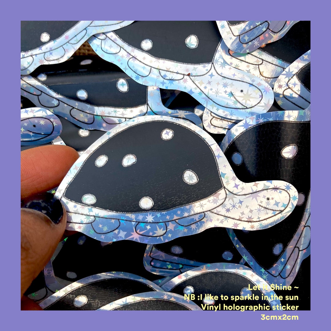 Holographic Tortoise Sticker - Etsy