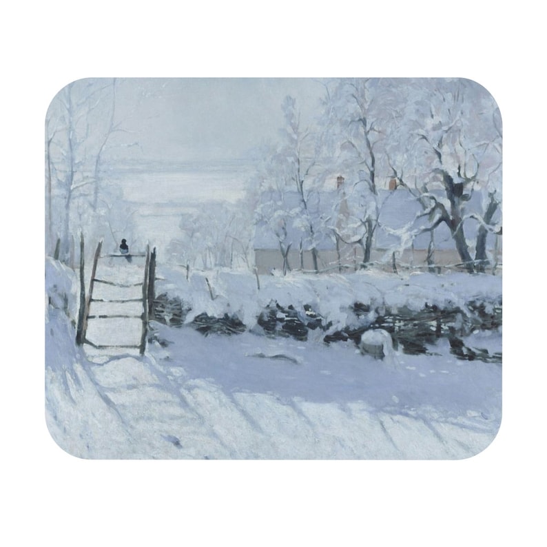 The Magpie by Claude Monet 1869 Winter Snow Nature Landscape Artsy ...
