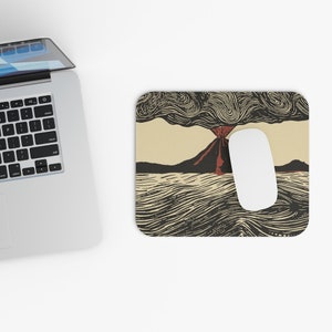 The Eruption of Mount Pelee by Unknown 1902 Antique Hand Drawn Volcanic ...