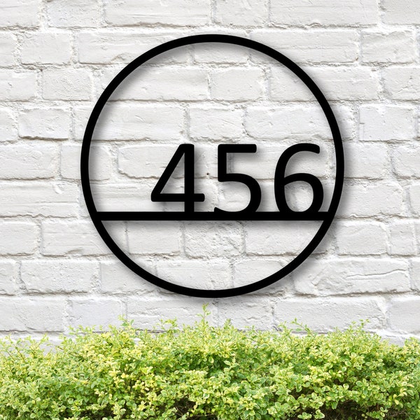 Round House Numbers - Etsy