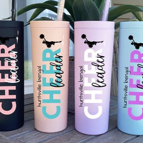 Personalized Cheer Bottle Cheerleader Cheer Water Bottle - Etsy