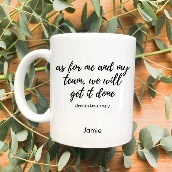 Team Gifts Best Team Ever Mug Dream Team Mug Gifts for | Etsy