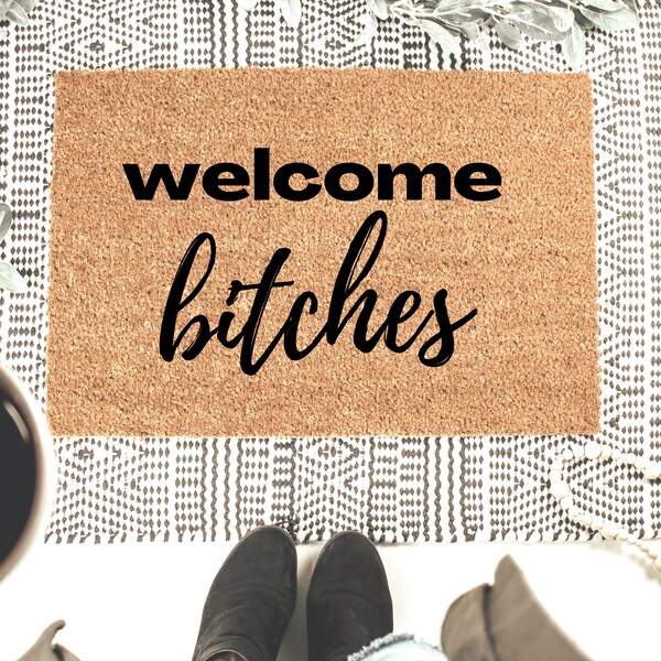 Rude Door Mat - Etsy