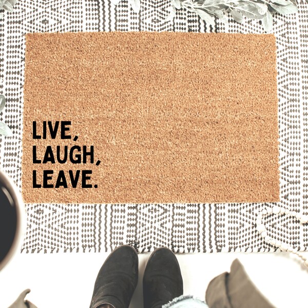 Leave Doormat - Etsy