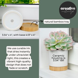 Custom Planter, Personalized Planter, Succulent Planter, Personalized ...