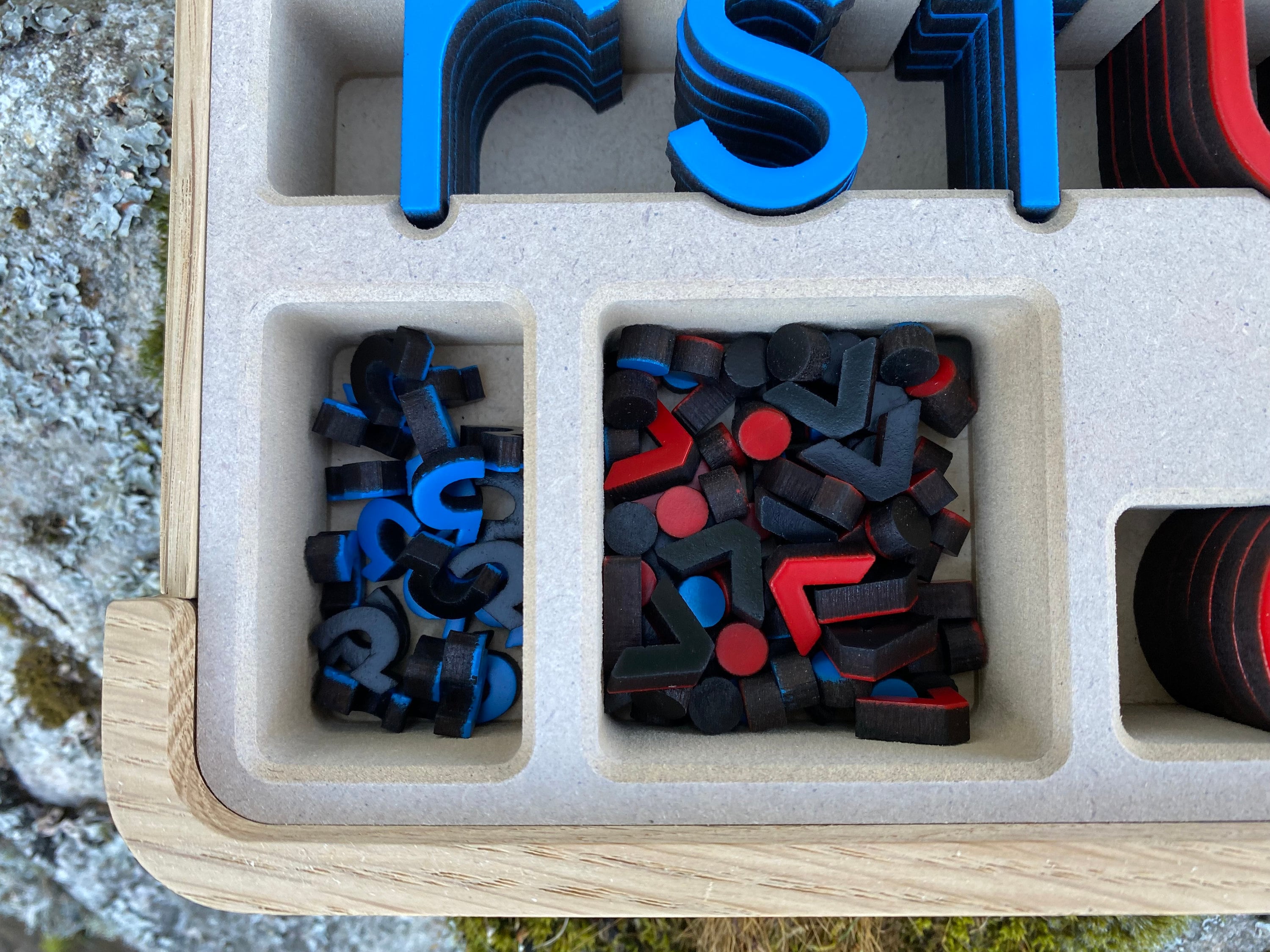 Movable Alphabet. French. Montessori Method of Education. Small Letters ...