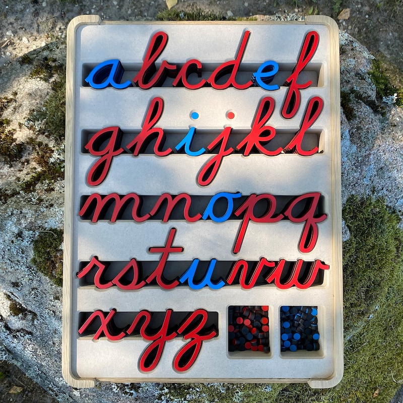 Cursive Wood Letter - Etsy