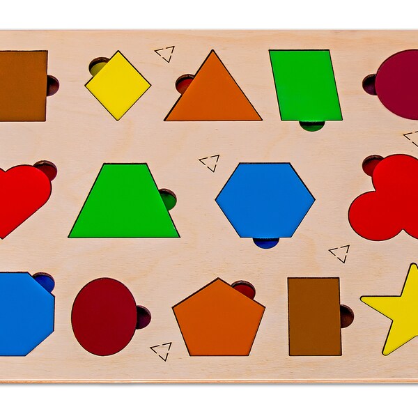 Geometric Puzzle - Etsy